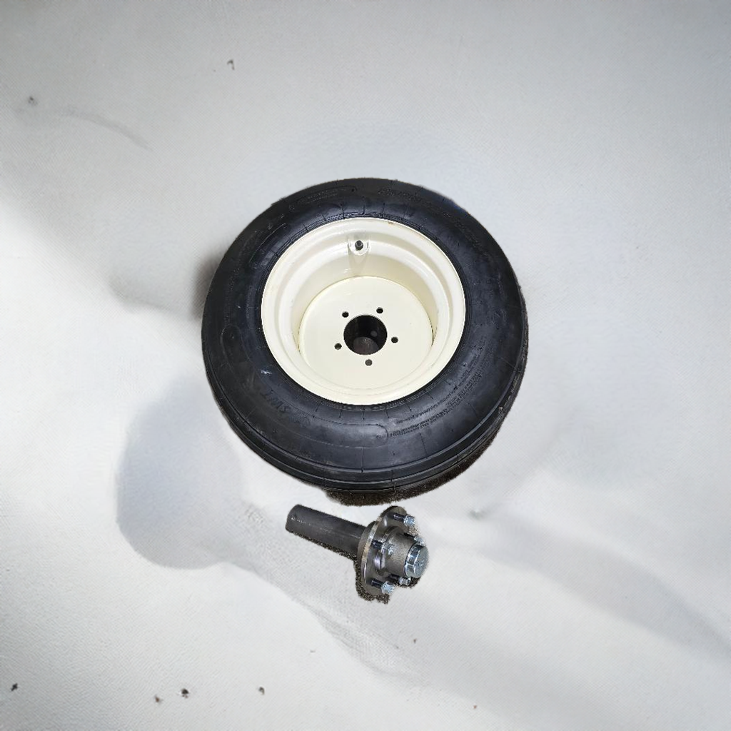 Hub , Spindle, Wheel and Tire Assembly: Load Capacity 3,300 lb Per Tire ...